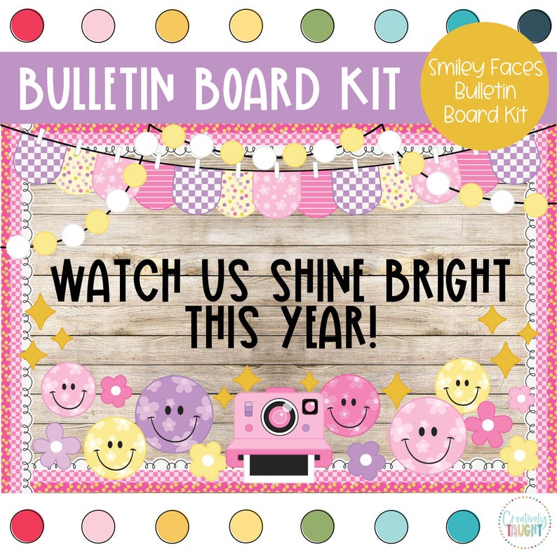 Smileys Back to School Bulletin Board Kit: Digital Health Education ...