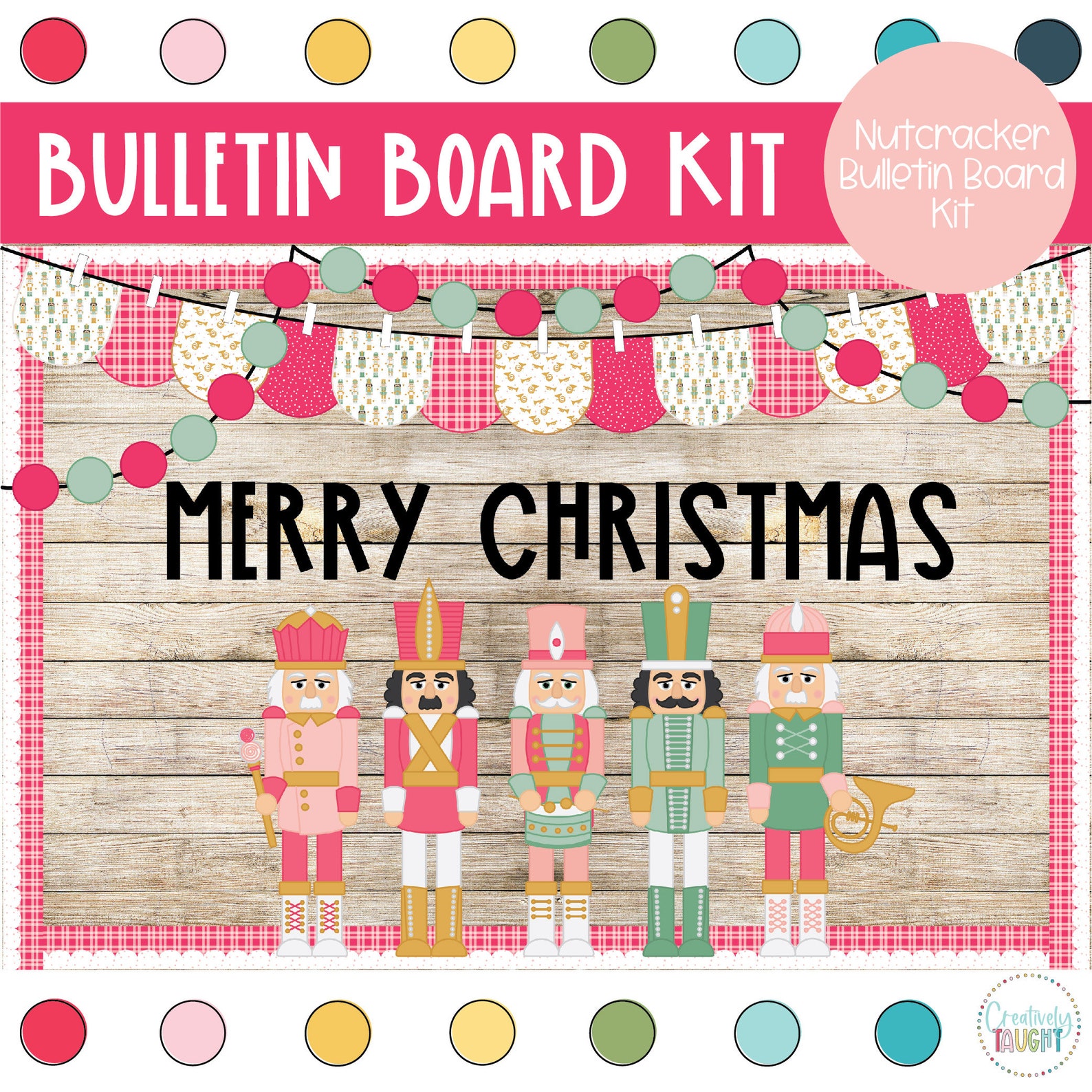 Nutcracker Christmas - Christmas - December Bulletin Board Kit - Etsy
