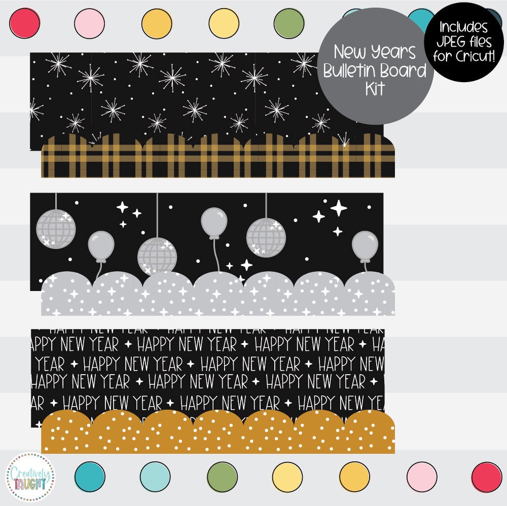 New Years Page Border