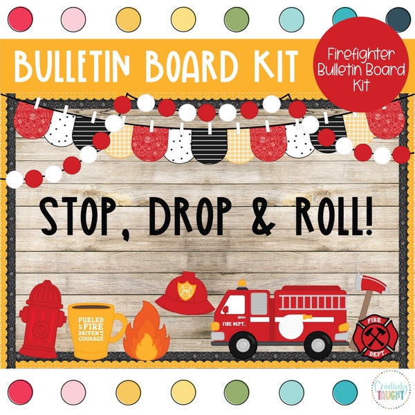 Fire Bulletin Board - Etsy