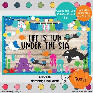 Ocean Under the Sea Back to School Bulletin Board - Etsy