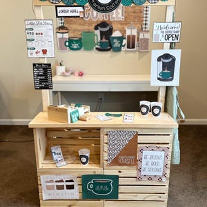 Coffee Cafe Dramatic Play Kit: Printable Classroom Center (PDF Download ...