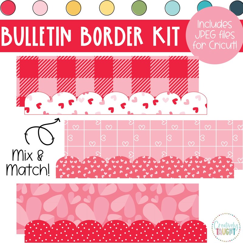 Valentine Border - Etsy
