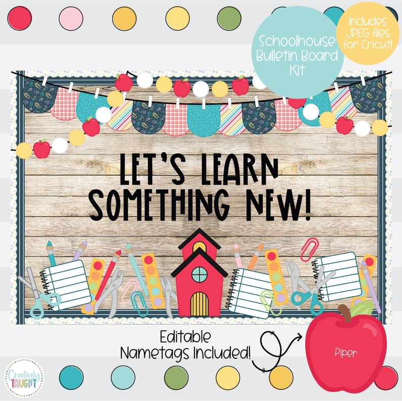 Welcome Back Back to School Fall Bulletin Board Kit - Etsy