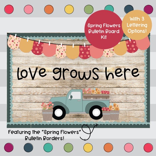 Puppy Love Puppy Bulletin Board Kit | Etsy