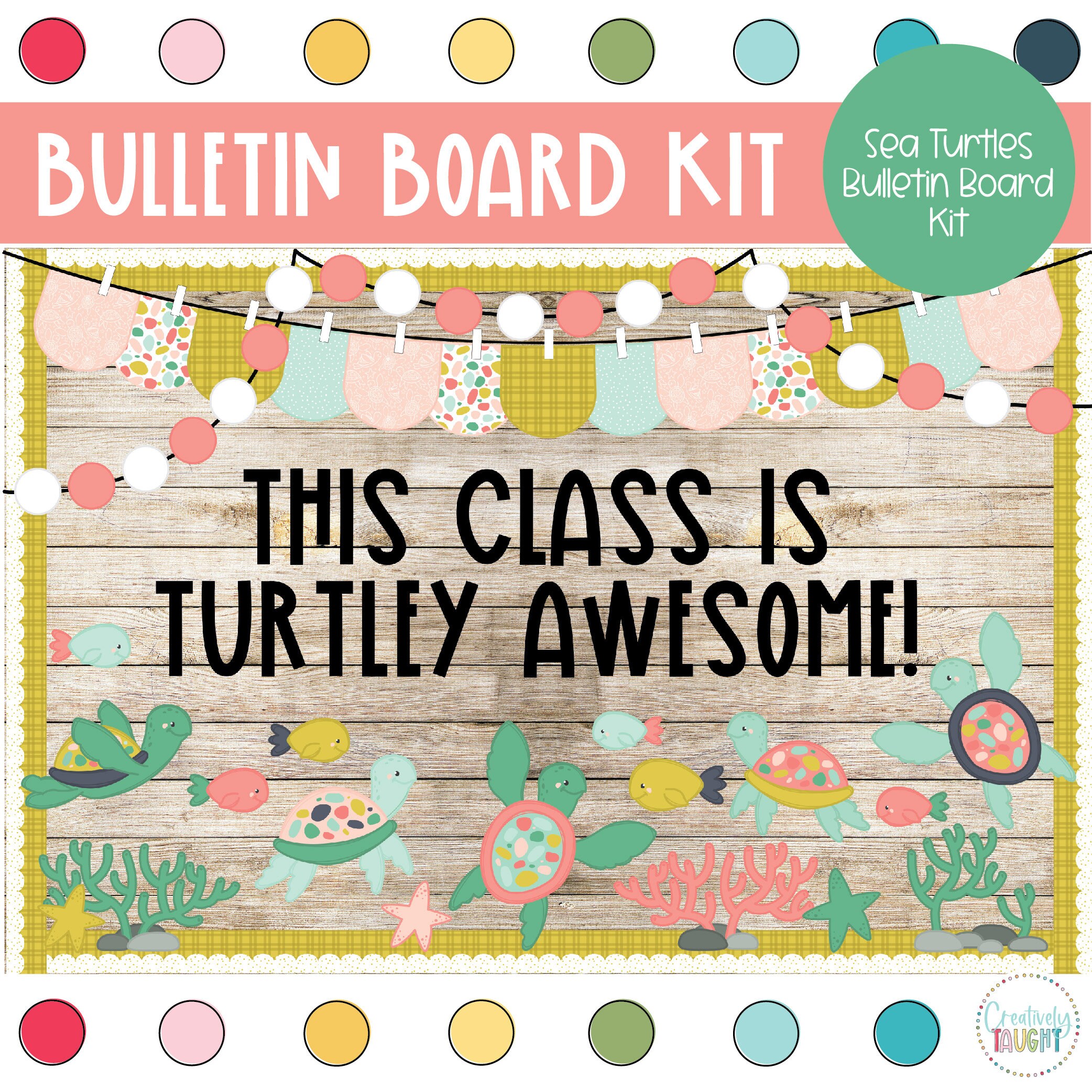 Sea Turtles - Ocean - Under the Sea - Back to School Bulletin Board - Etsy