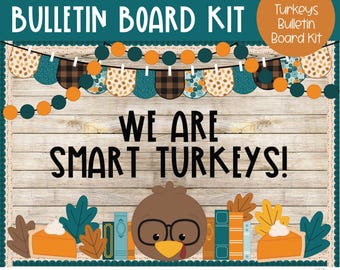 Thanksgiving Bulletin Board Kit for Classroom Decor - Etsy