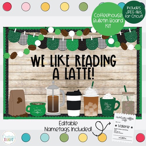 Coffee House Coffee Back to School Bulletin Board Borders - Etsy