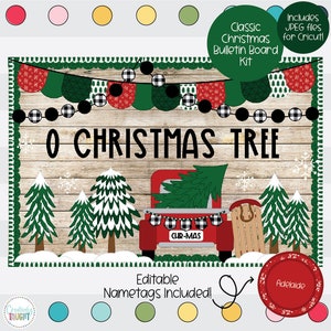 Christmas Tree Truck Christmas Bulletin Board Kit - Etsy