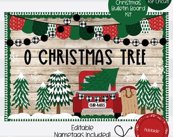 Christmas Truck Bulletin Board Printable - Etsy