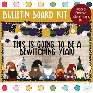 Wizard Gnomes Bulletin Board Kit - Etsy