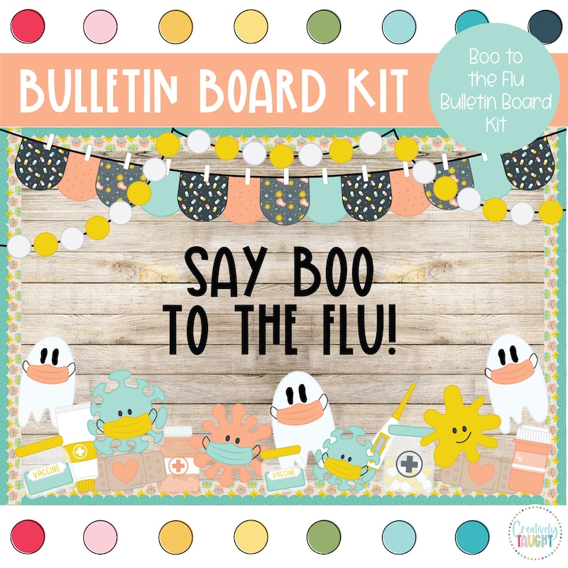 Say Boo to the Flu Bulletin Board - Etsy