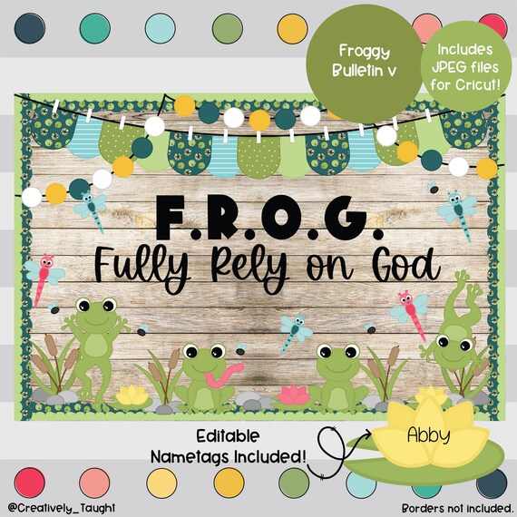 Christian Spring Bulletin Board