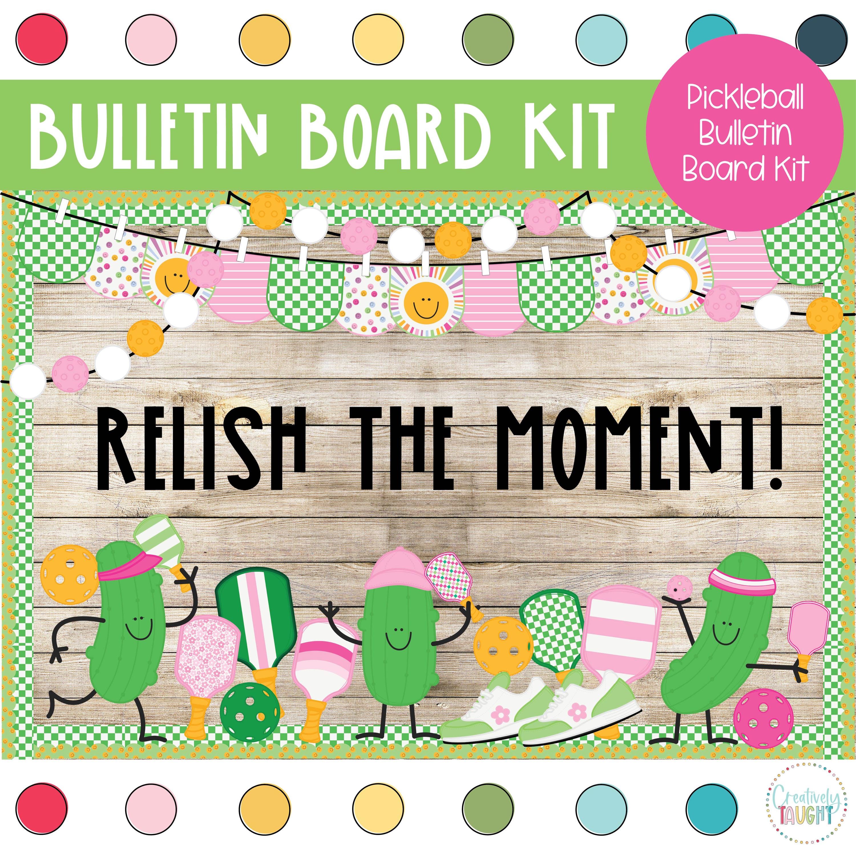 Pickleball Classroom Decor: Bulletin Board Kit (digital Download) - Etsy