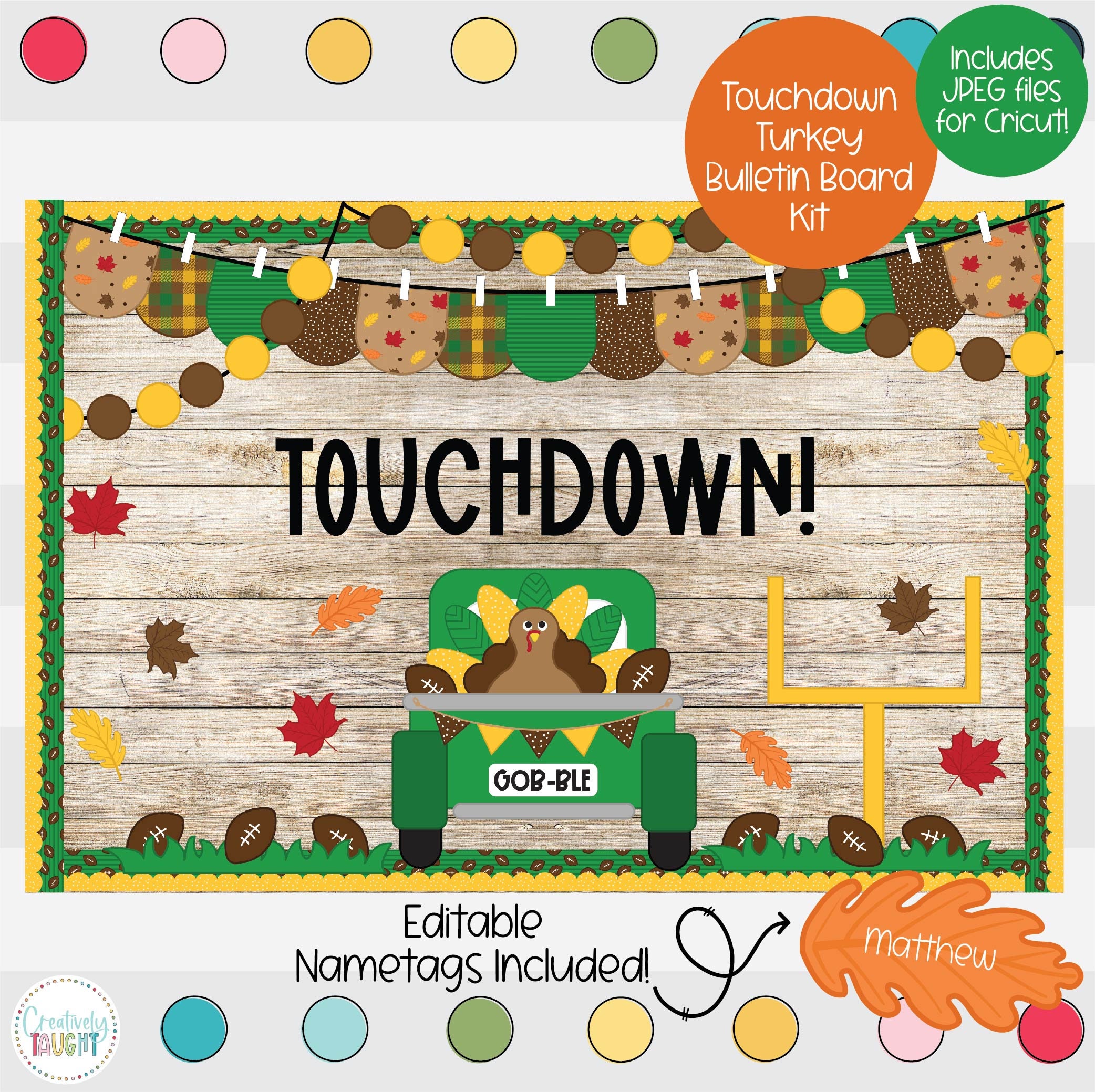 Turkey Template For Bulletin Board