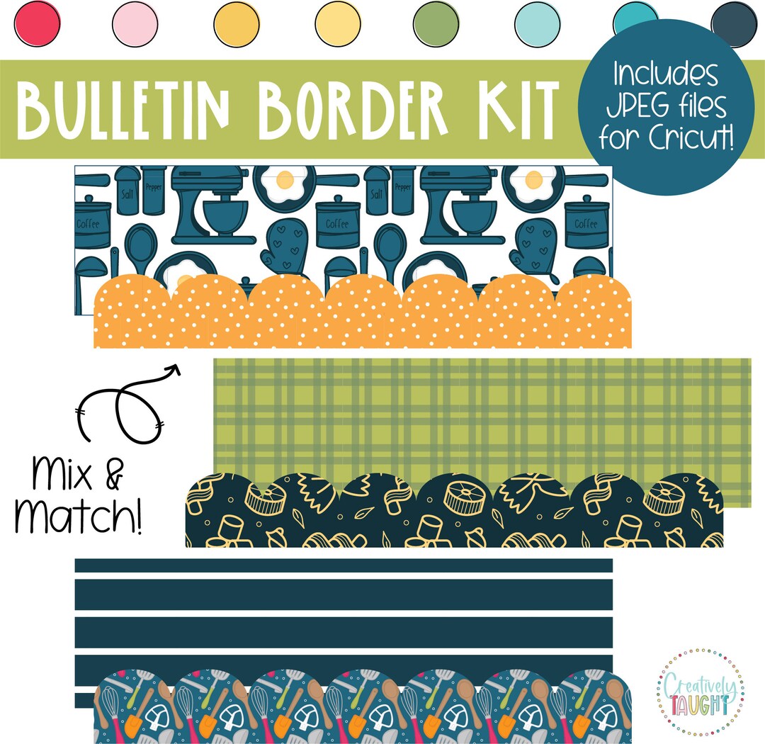 Cooking - Bulletin Board Borders - Etsy