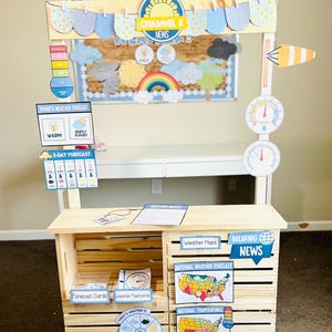 Weather Station Dramatic Play Kit for Classroom - Spring Dramatic Play ...