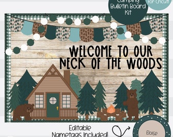 Woodland Animals Library Bulletin Board Kit, Adventure Campers Ranger ...