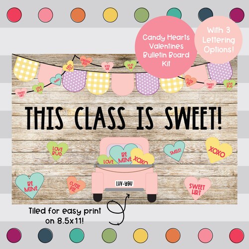 Loads of Love Valentines Bulletin Board Kit | Etsy