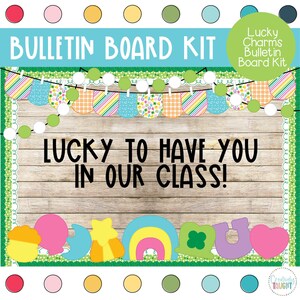 Lucky Charms - St. Patrick’s Day - March Bulletin Board Kit - Etsy