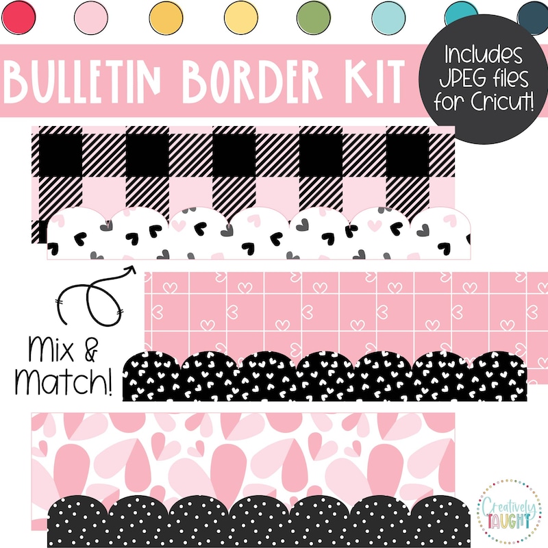 Valentines Borders - Etsy