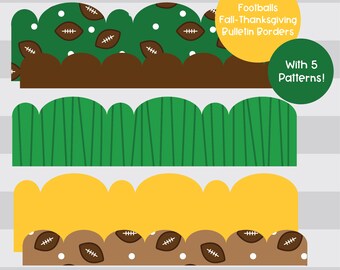 Football Borders - Etsy