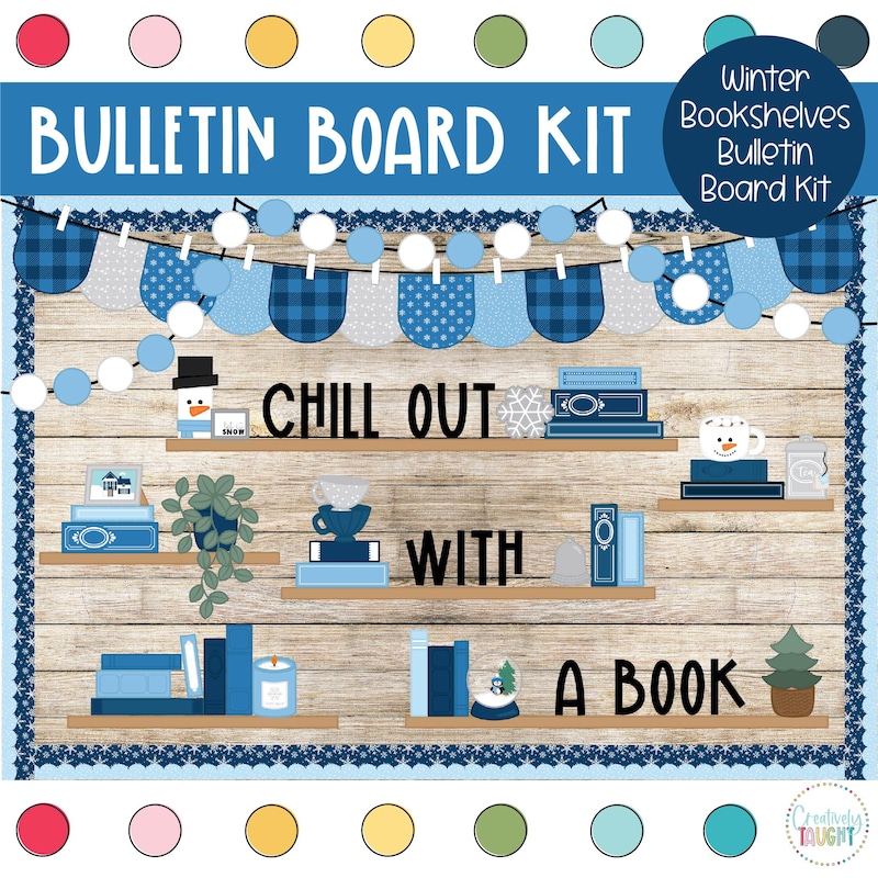 Winter Bulletin Board Kit - Etsy