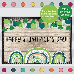 Cutest Clovers in the Patch St. Patricks Day Bulletin Board - Etsy