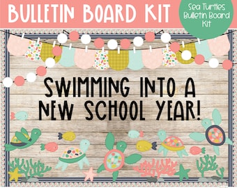 Back to School Bulletin Board, Welcome Bulletin, Ocean Bulletin Board ...