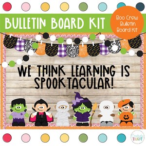 Boo Crew - Halloween Bulletin Board Kit - Etsy