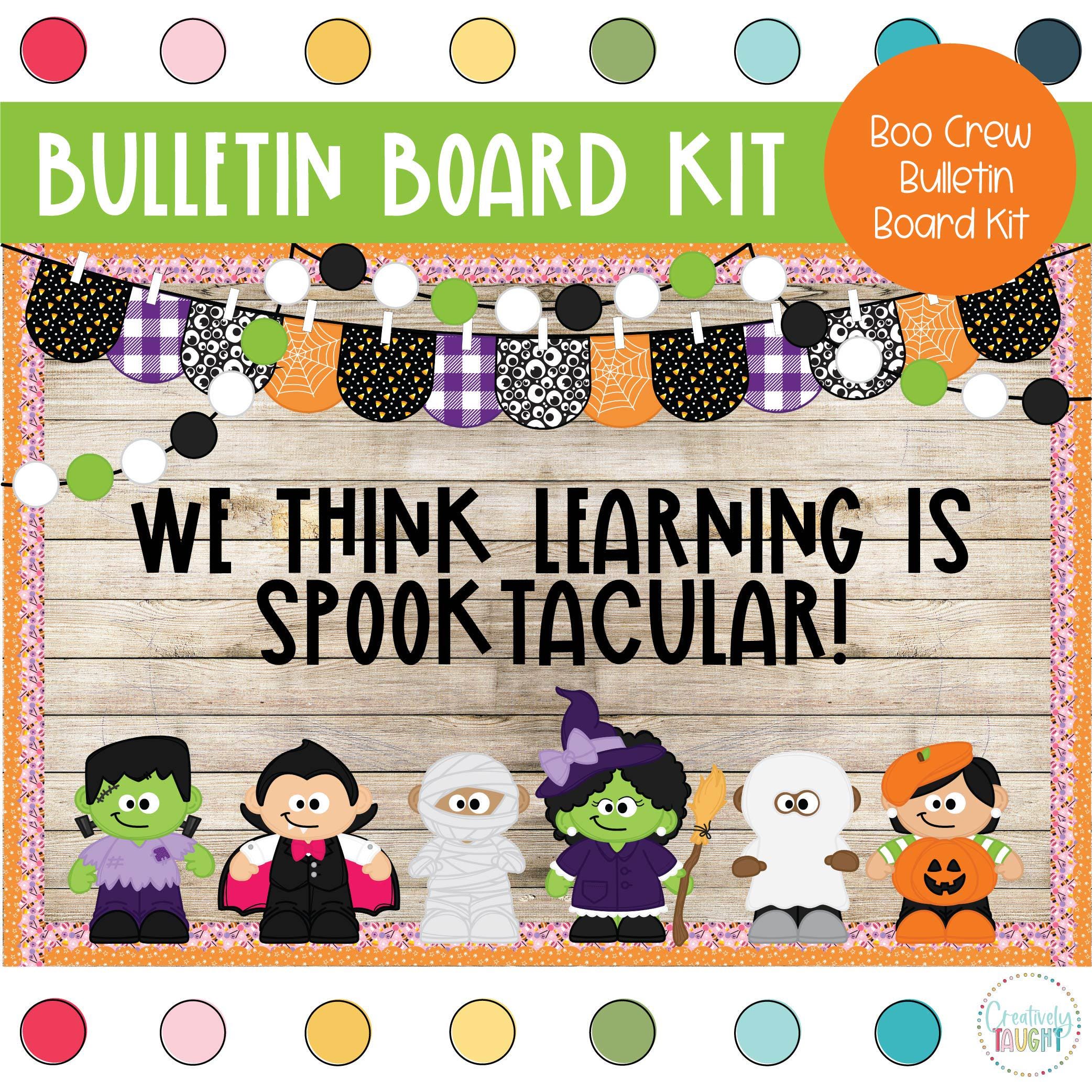 Boo Crew - Halloween Bulletin Board Kit - Etsy