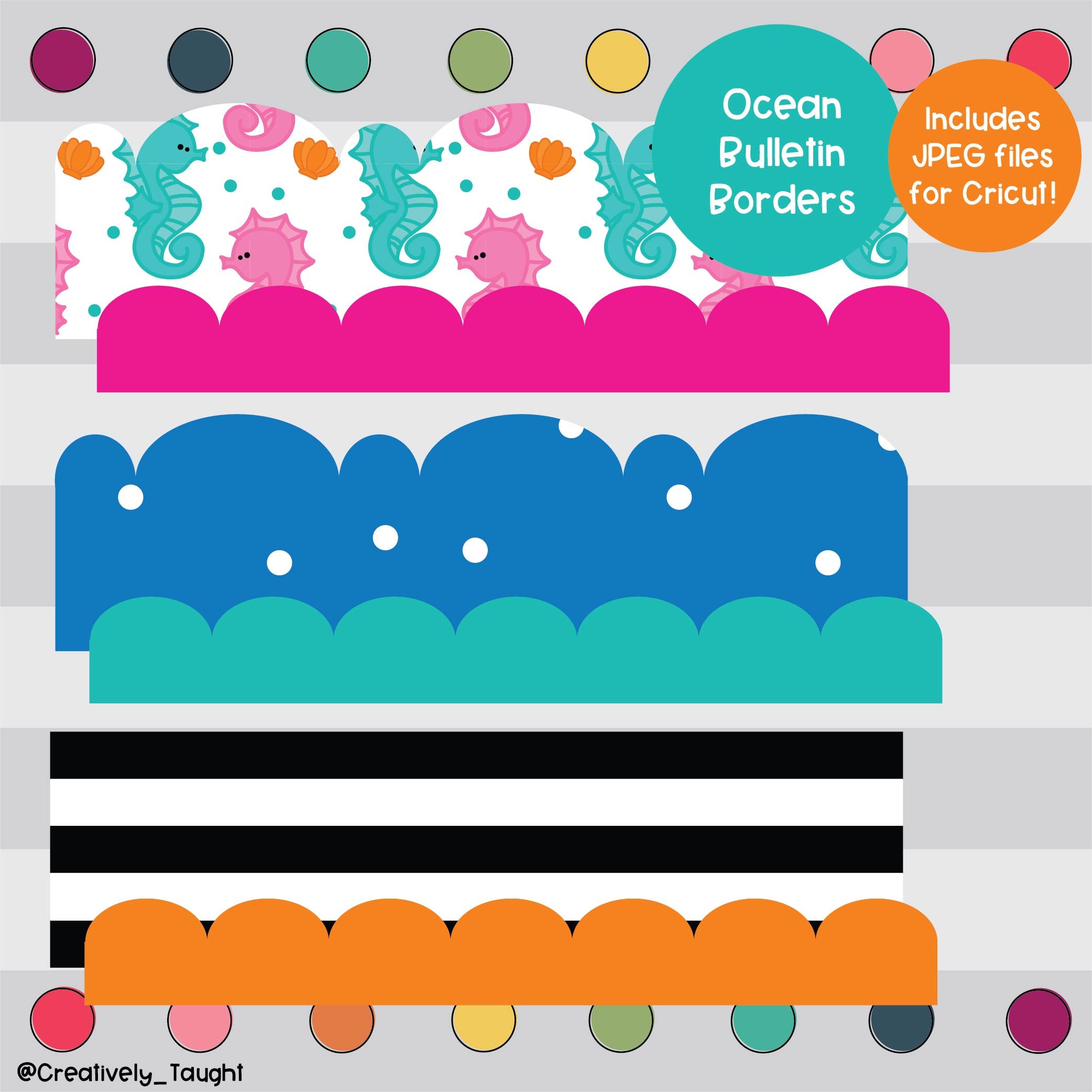 Science Borders For Bulletin Boards