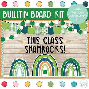 Cutest Clovers in the Patch St. Patricks Day Bulletin Board Kit - Etsy
