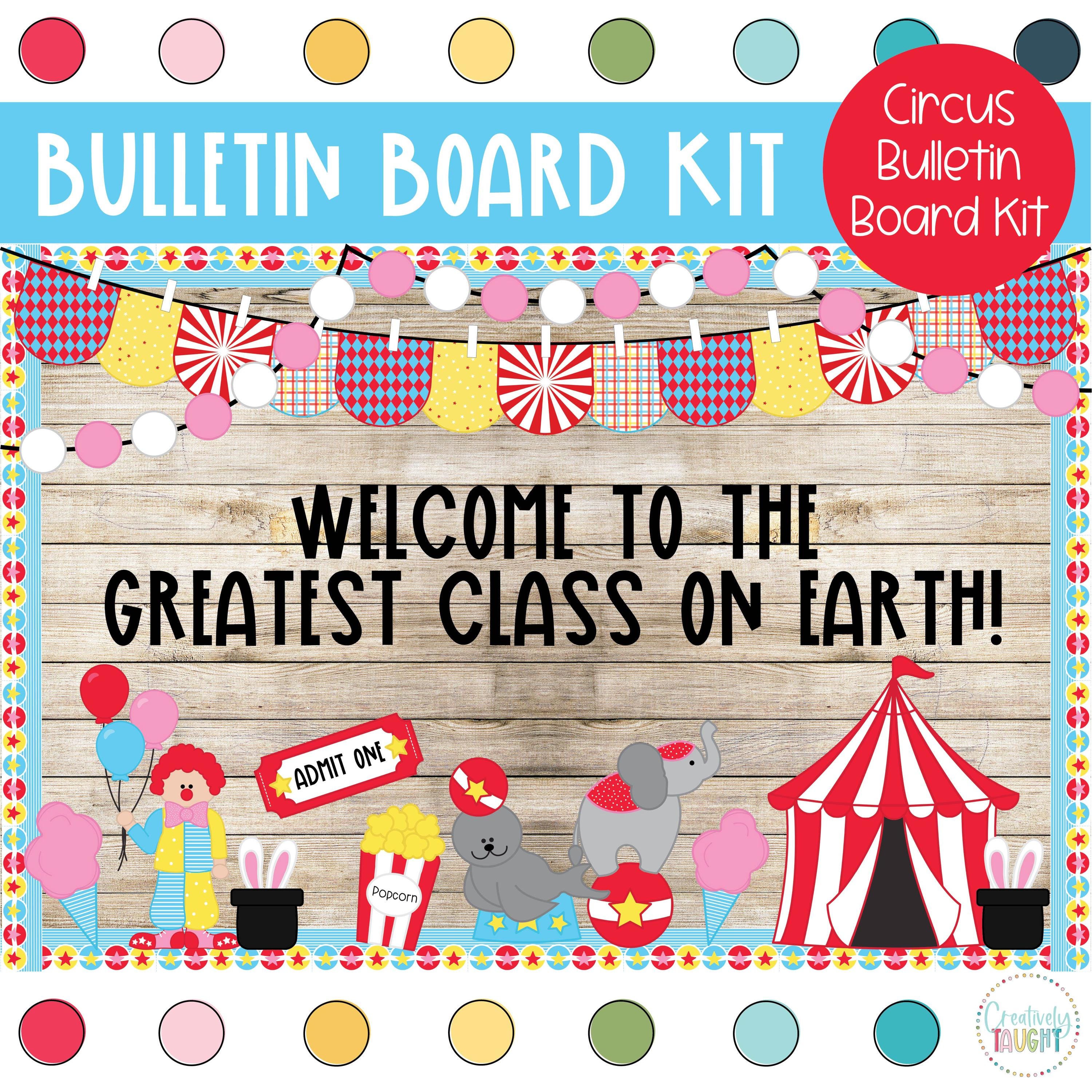 Circus - Carnival Classroom Theme Bulletin Board Kit - Etsy