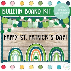 Cutest Clovers in the Patch St. Patricks Day Bulletin Board Kit - Etsy