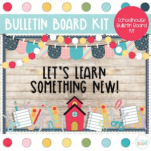 Welcome Back - Back to School - Fall Bulletin Board Kit - Etsy