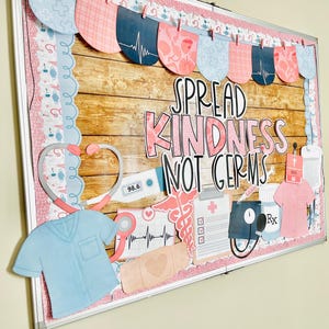 Healthcare Bulletin Board Kit: Nurse Office Decor (digital Download) - Etsy