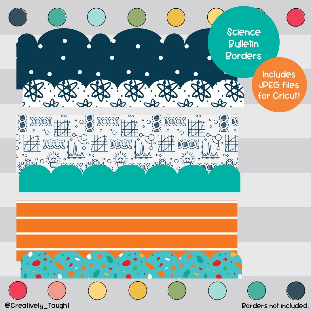 Science Bulletin Board Borders - Etsy