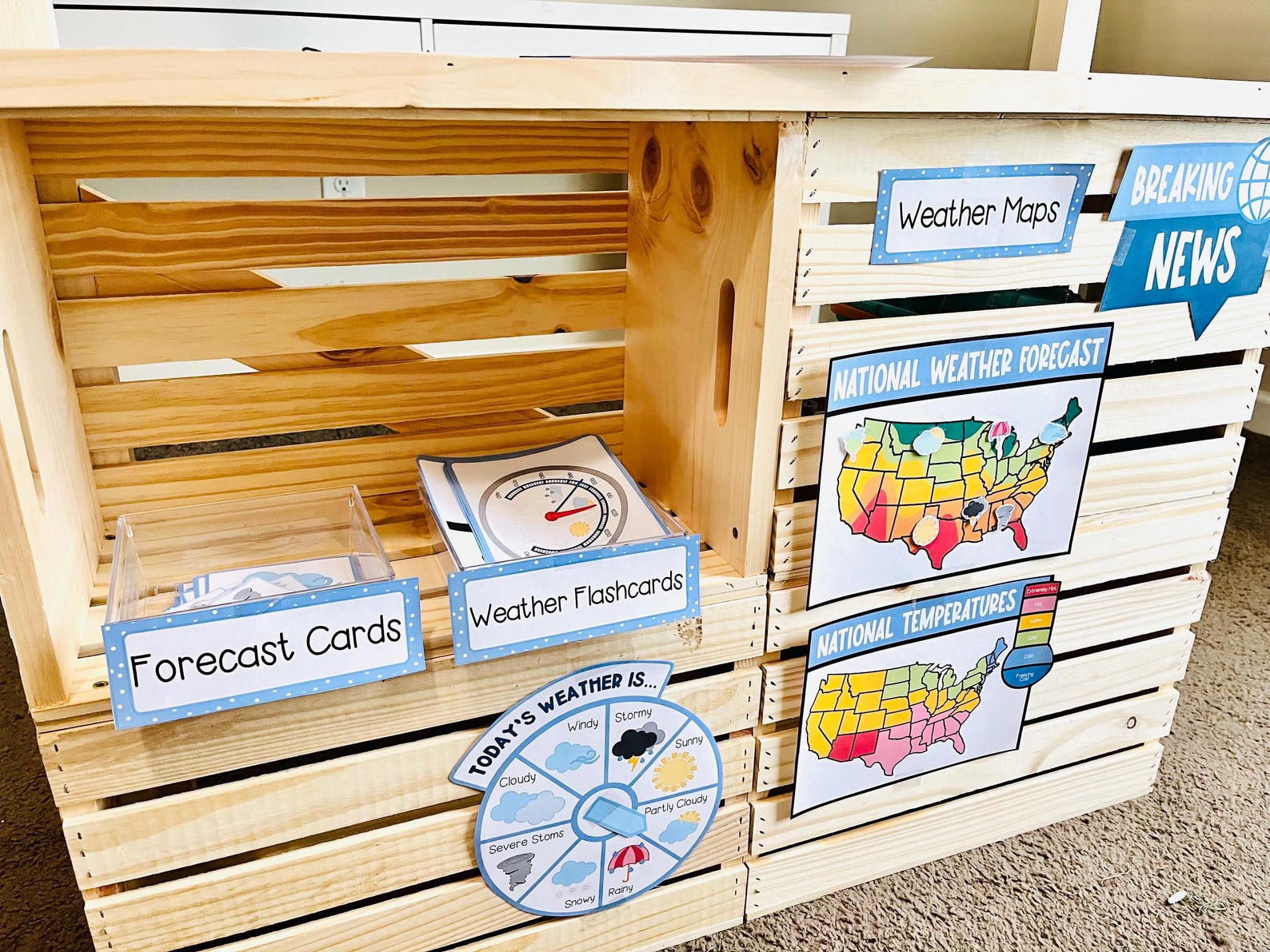 Weather Station Dramatic Play Kit: Classroom Printables (digital ...