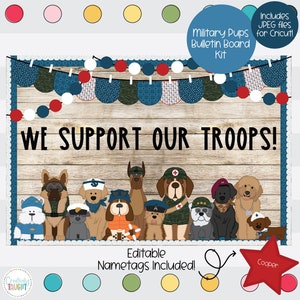 Military Pups - Memorial Day - Veteran's Day - Patriotic - May & July ...
