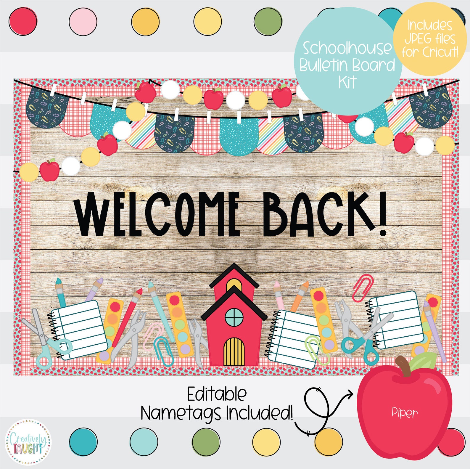 Welcome Back Back to School Fall Bulletin Board Kit - Etsy