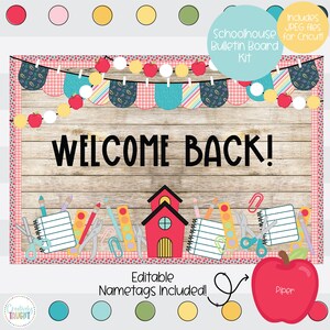 Welcome Back Back to School Fall Bulletin Board Kit - Etsy