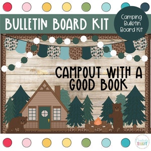 Happy Campers - Library Bulletin Board Kit - Etsy