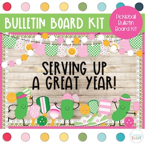Pickleball Classroom Decor: Bulletin Board Kit (digital Download) - Etsy