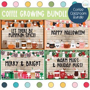 Ultimate Coffee Bulletin Board Bundle ALL COFFEE Classroom Decor - Etsy