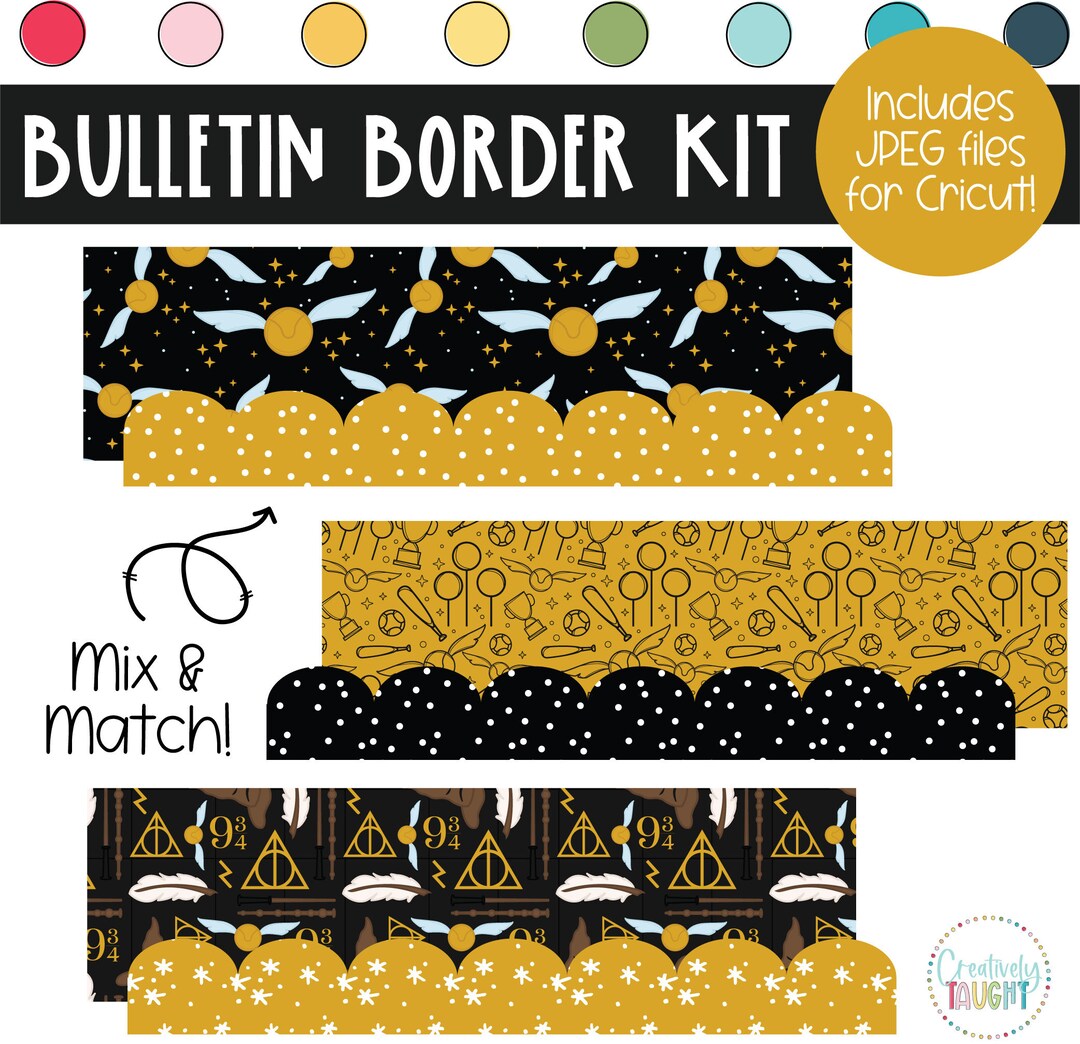 Wizard Bulletin Board Borders - Etsy