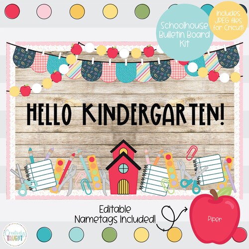 Animal Print Back to School Bulletin Board Kit Boho Neutral - Etsy