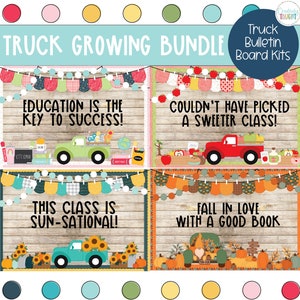 Ultimate Truck Bulletin Board Bundle ALL HOLIDAY TRUCK Classroom Decor ...
