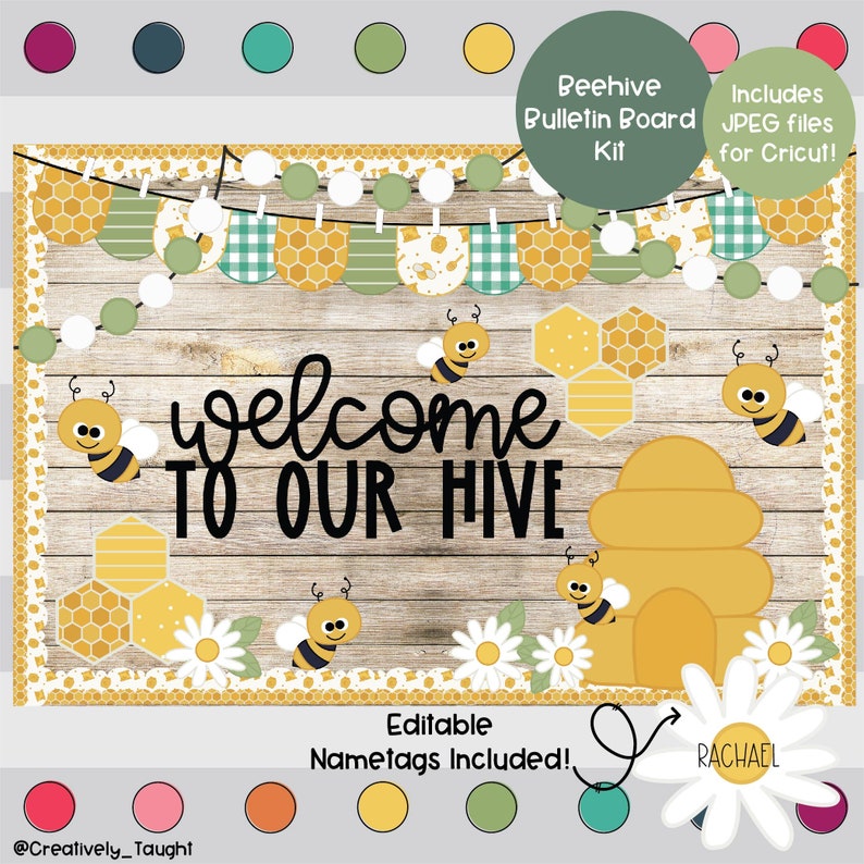 Welcome to Our Hive Bee Kind Back to School Bulletin Board - Etsy