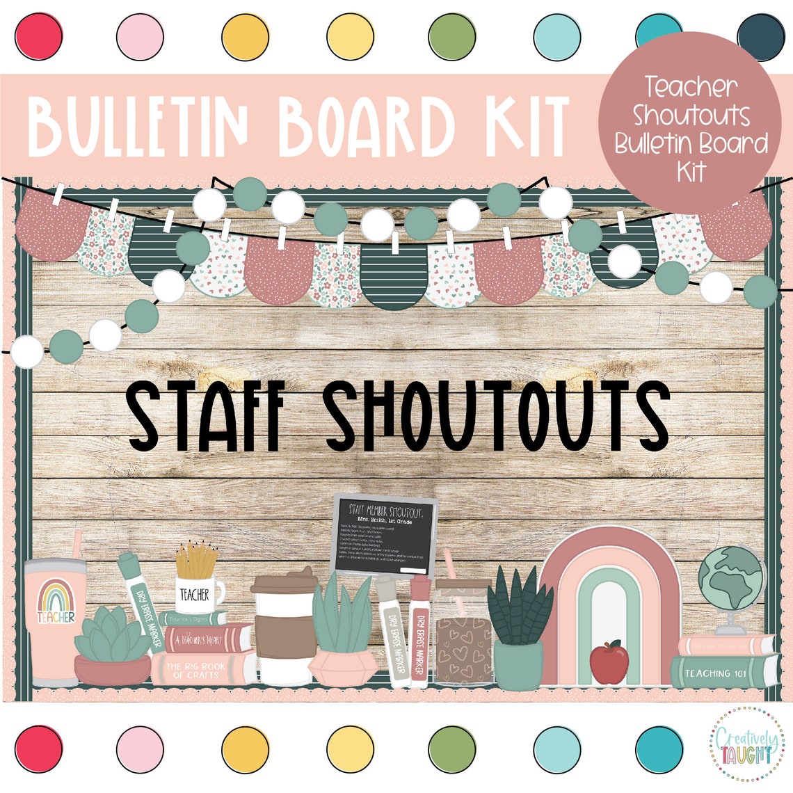 Teacher Appreciation Bulletin Board Kit - Etsy